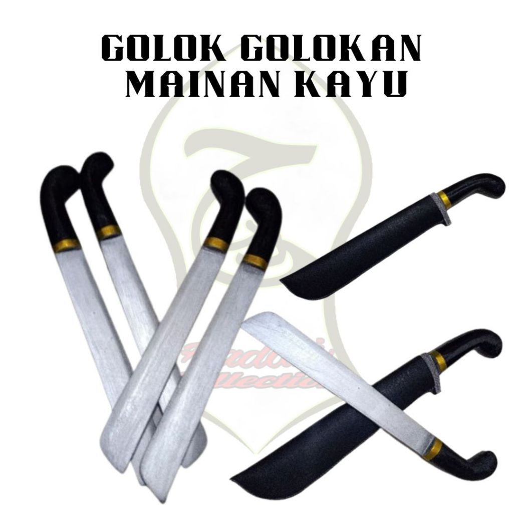 Jual Golok-Golokan mainan Kayu / Mainan Anak Accesories Betawi Termurah ...