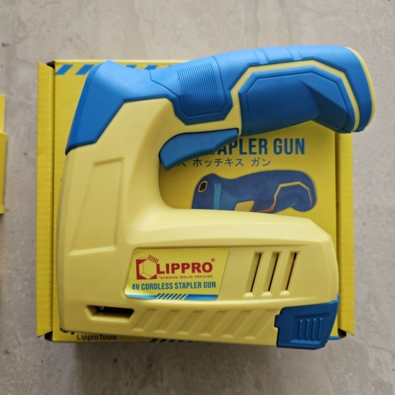Jual Mesin Paku Tembak LIPPRO Cordless Stapler Gun 4V Putra Inti ...