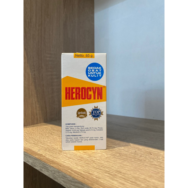 Jual HEROCYN bedak obat untuk kulit-85g | Shopee Indonesia