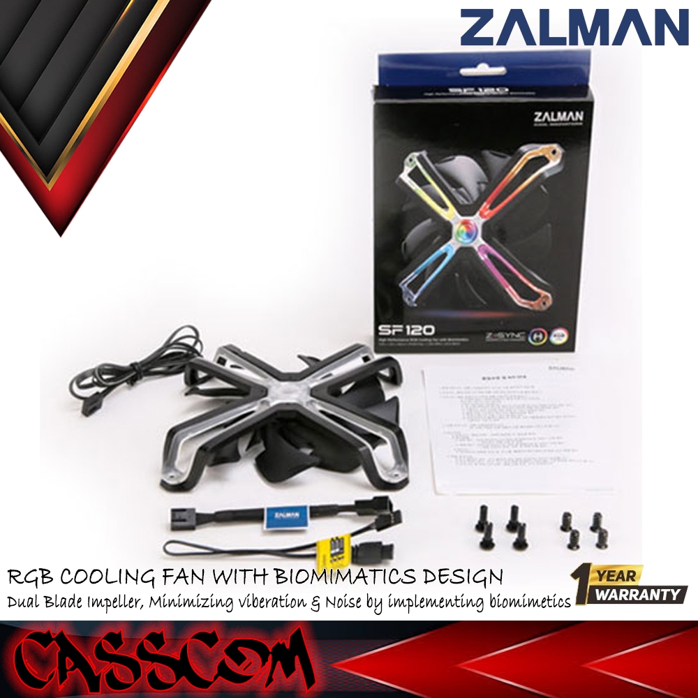 Jual Fan Casing Zalman ZM SF120 ARGB High Performance - Cooling Fan A ...