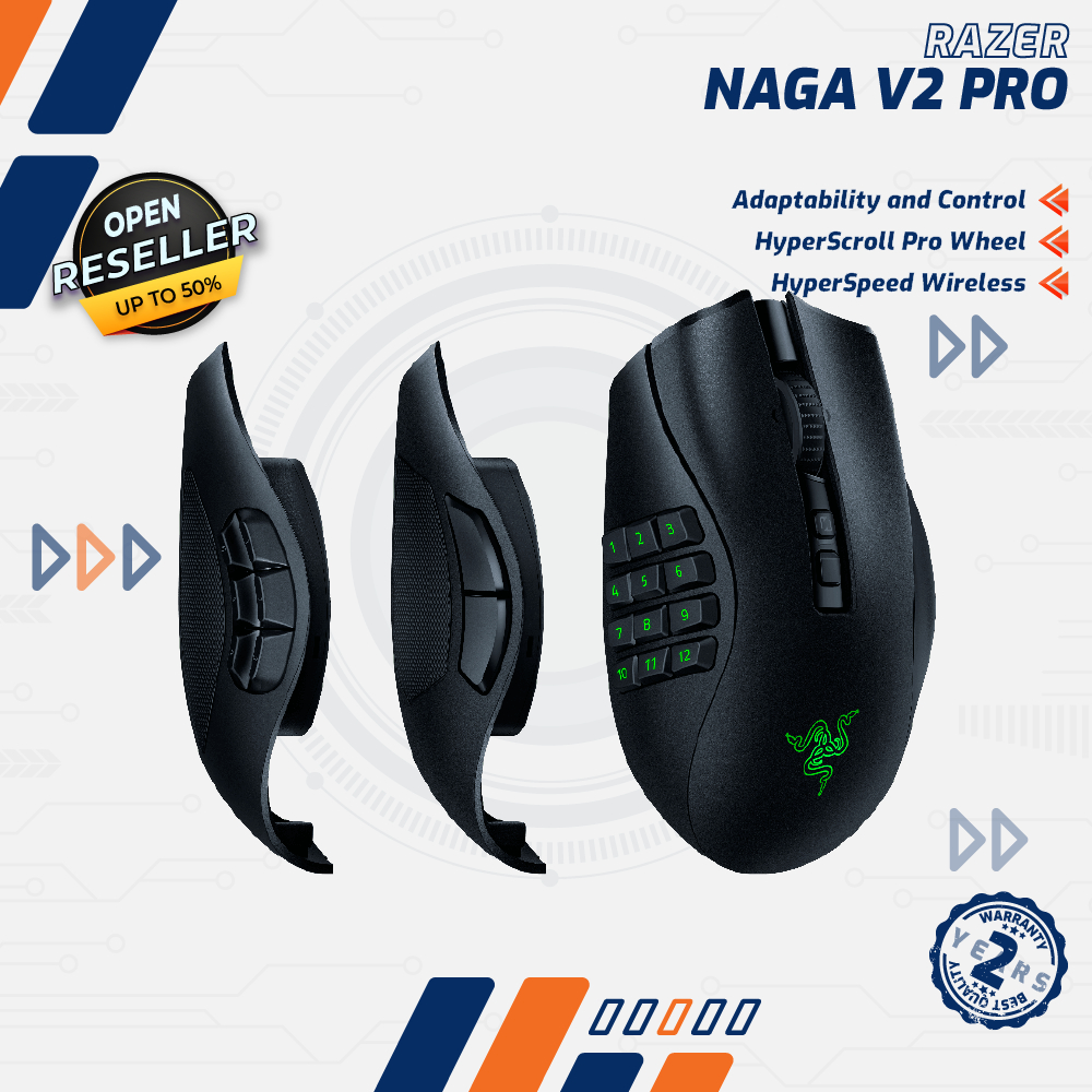Jual Razer Mouse Naga V2 Pro - Wireless | Shopee Indonesia
