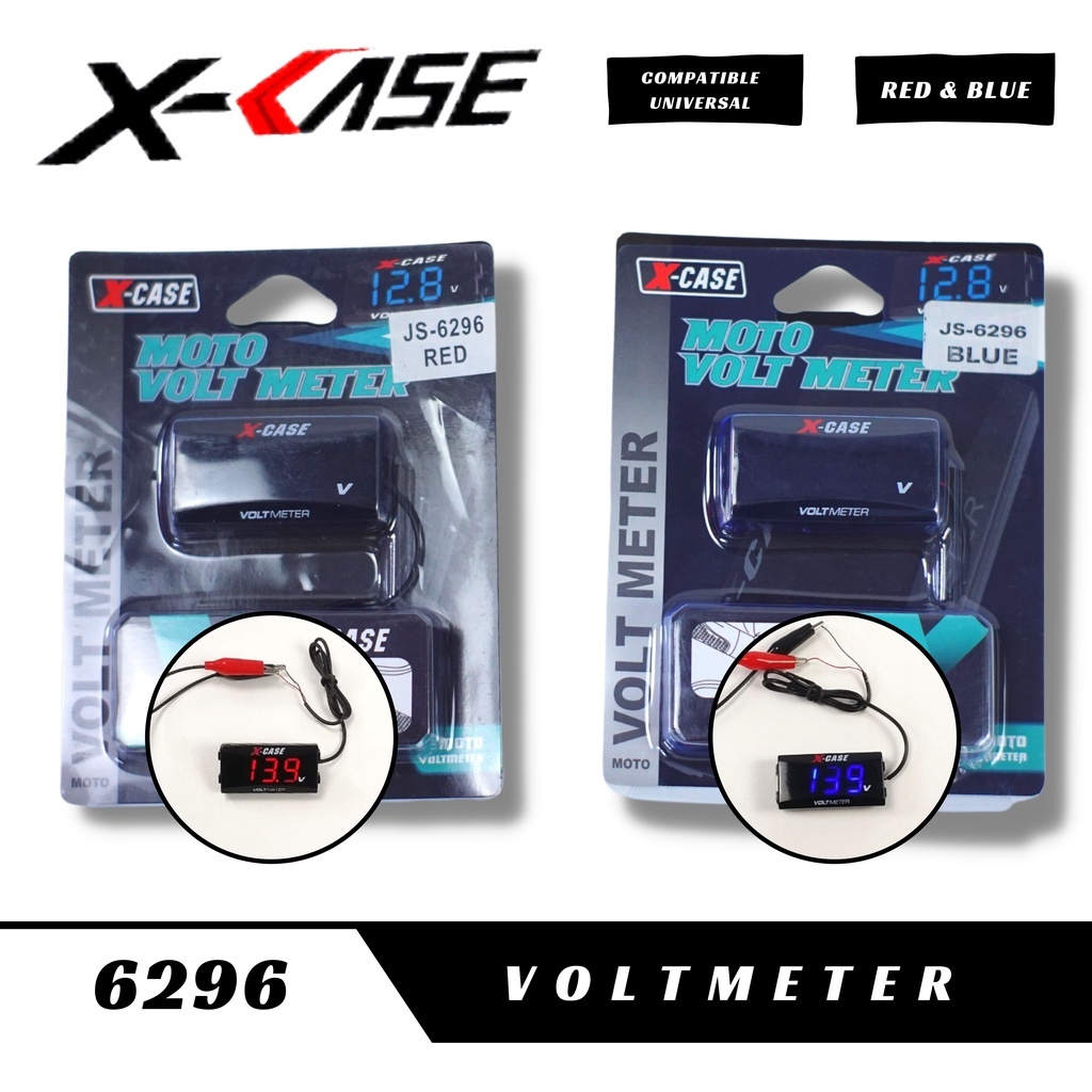 Jual Voltmeter Volt Meter Aki Digital Waterproof X-Case/Voltmeter Aki ...