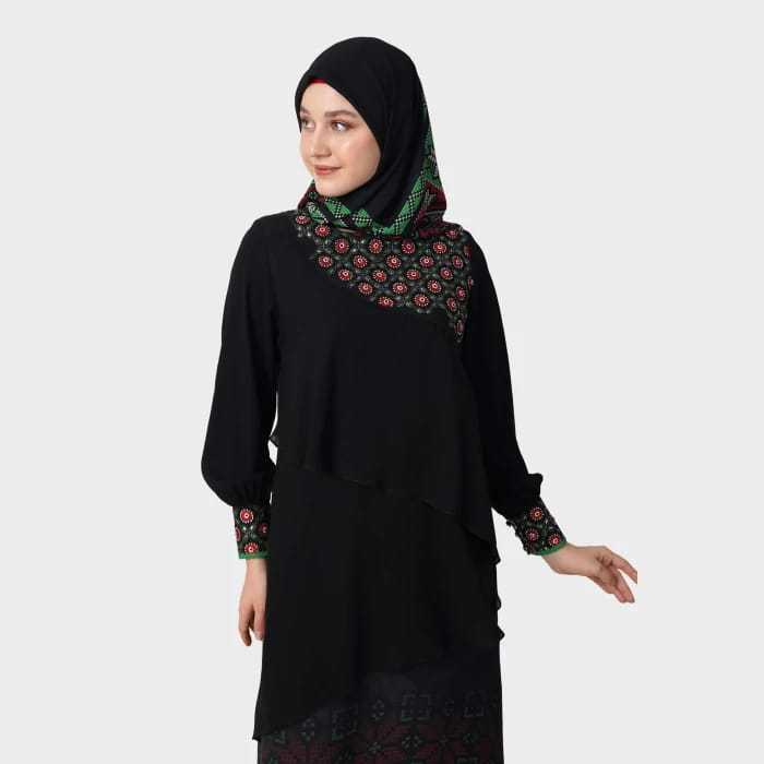 Jual Hikmat Abaya A5424 Warna Black | Shopee Indonesia