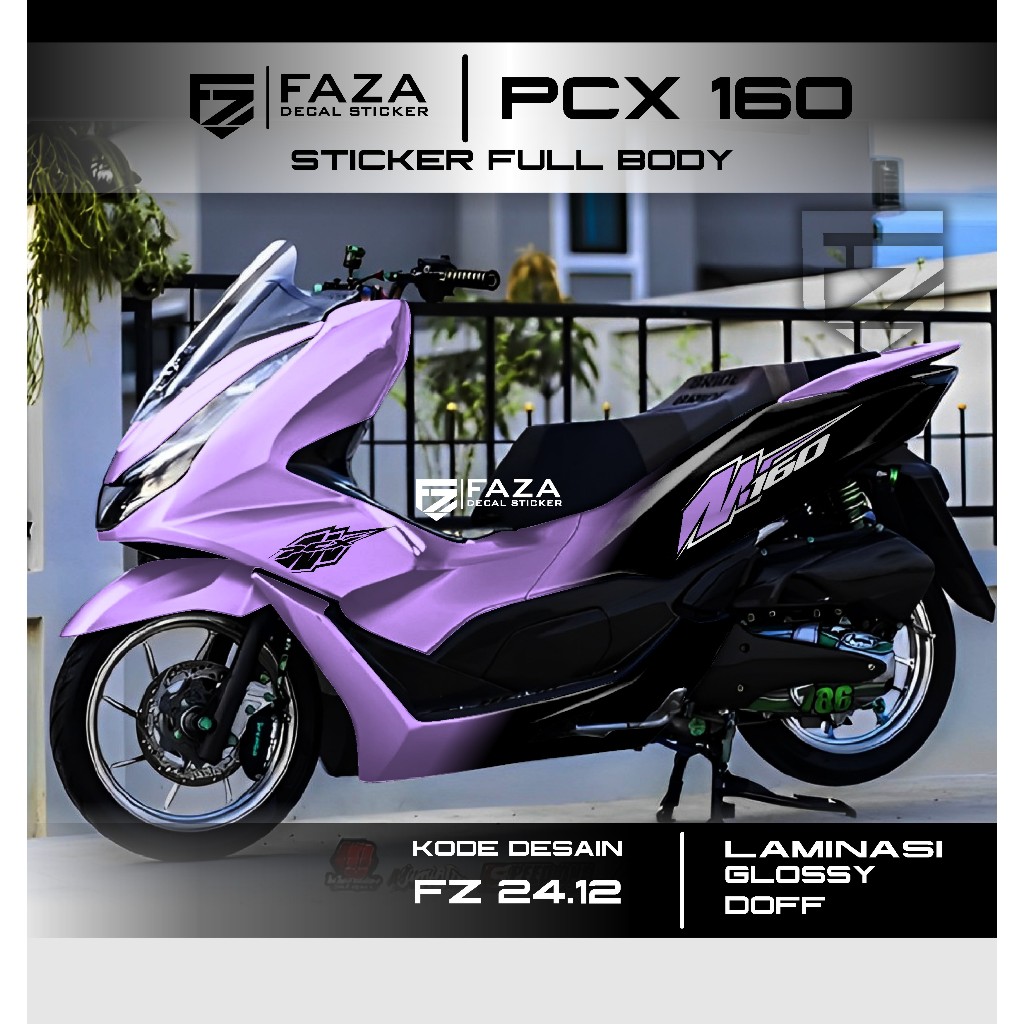 Jual Decal Stiker PCX 160 Full Body Grafis Gradasi - Sticker Variasi ...