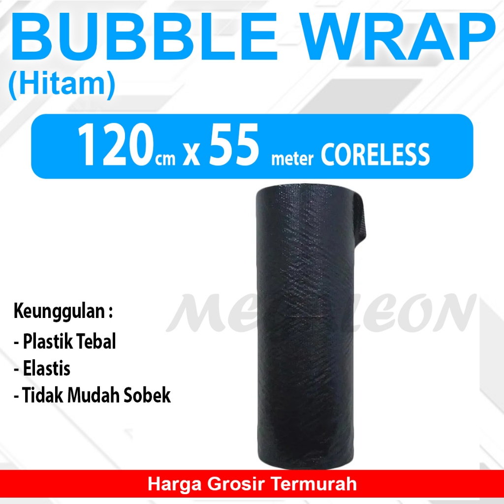Jual Bubble Wrap 3kg 120cm x 55 meter Coreless Packing Bubble Pack ...