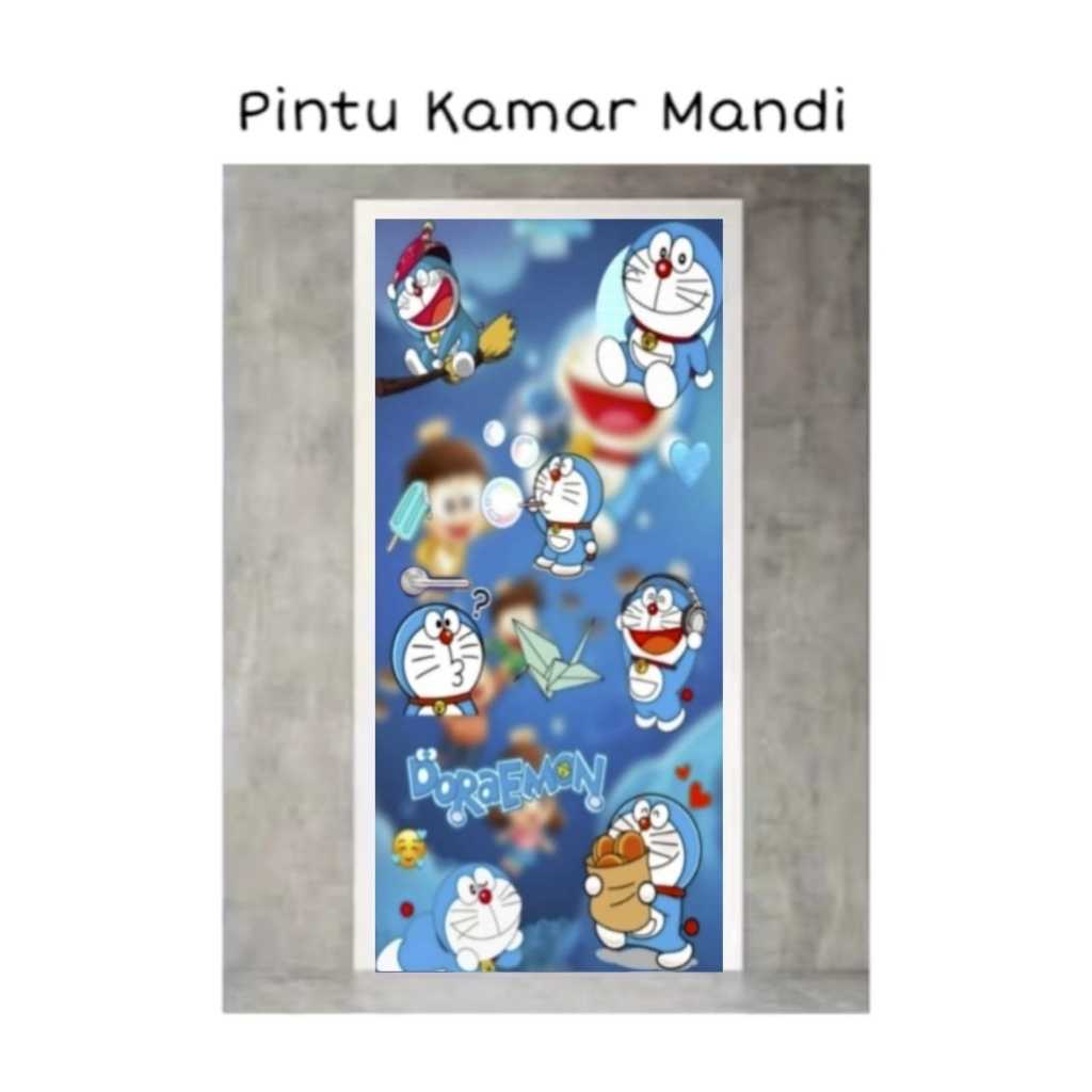 Jual Sticker Pintu Kamar Mandi karakter hkdor | Shopee Indonesia