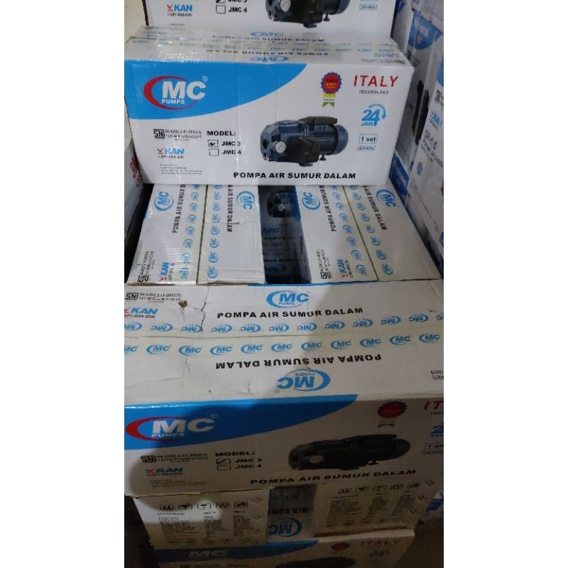 Jual mesin pompa air listrik jetpump MC Pump JMC 3 = Nasional mc- 1 set ...