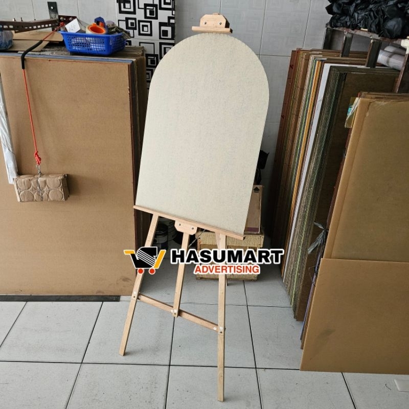 Jual Tripod Stand Kayu KOMPLIT FUNGSI / Stand Akrilik Sign / Tripod ...