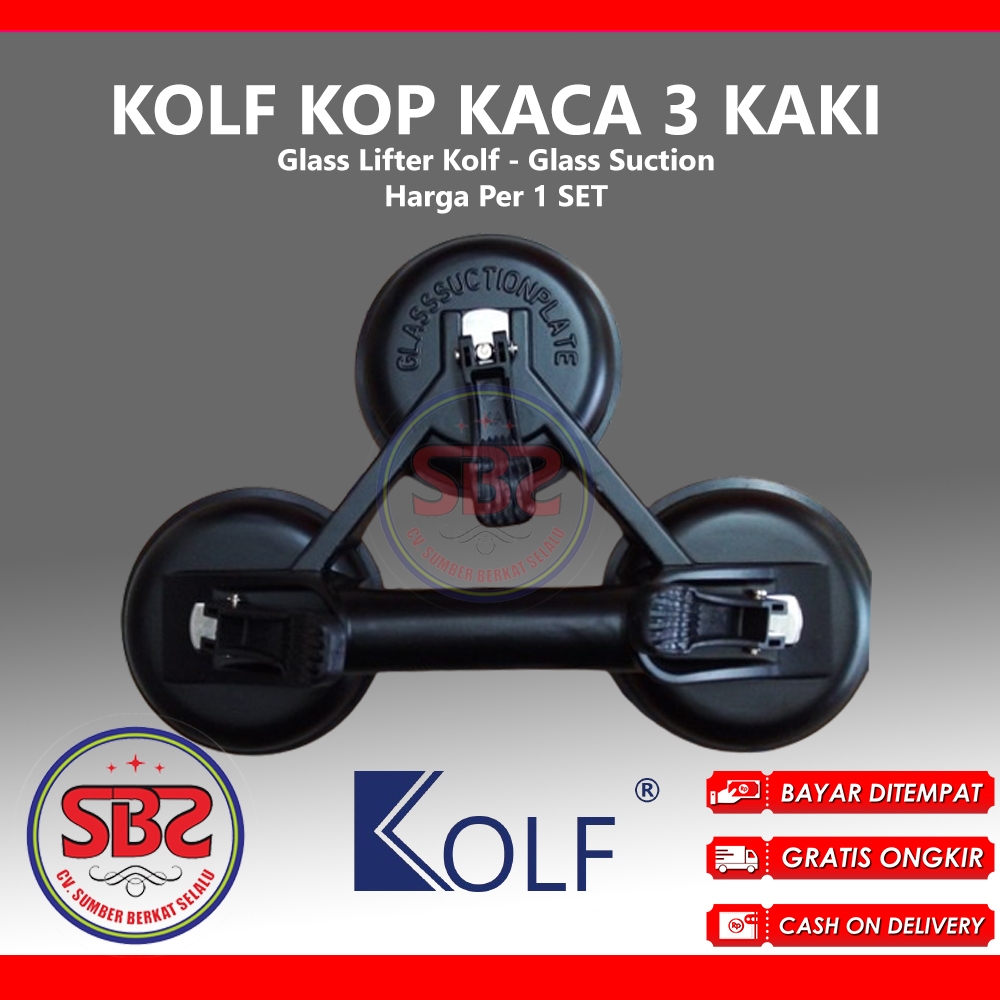 Jual KOLF KGS-830 KOP KACA KAKI 3 KOLF - GLASS SUCTION - GLASS LIFTER ...