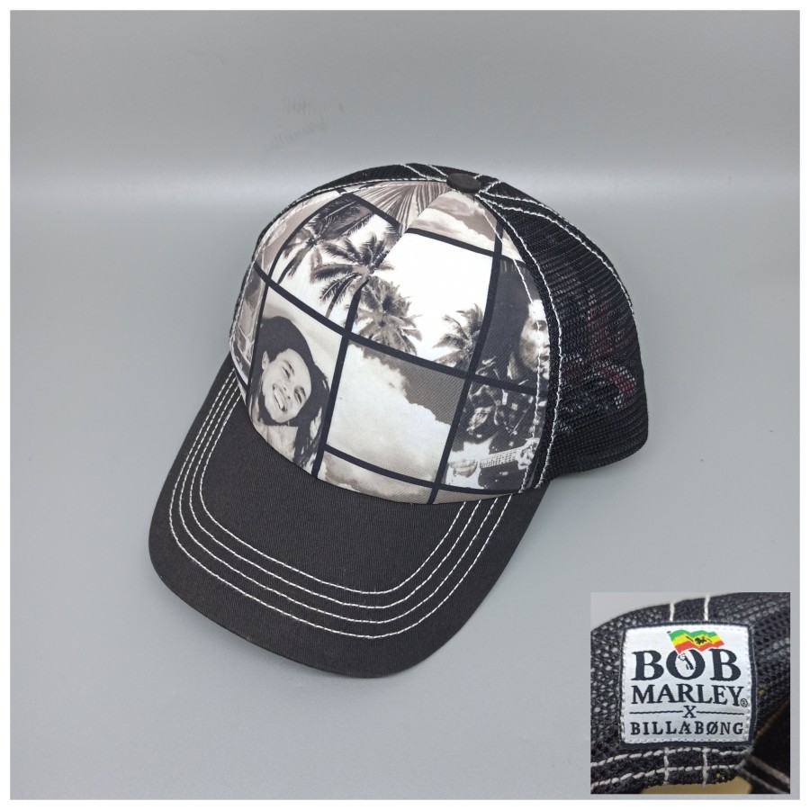 Jual Topi Bob Marley Cap by Billabong Second Preloved Original 673 ...