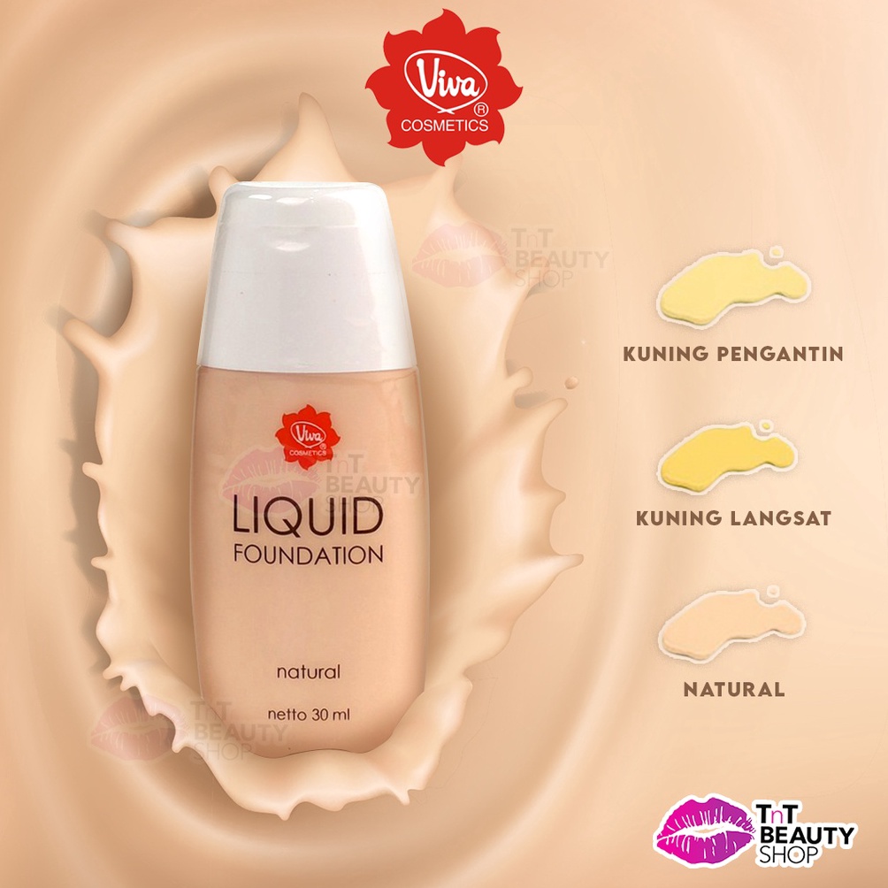 Jual GROSIR Viva Liquid Foundation 3mL Foundation Alas Bedak | Shopee Indonesia