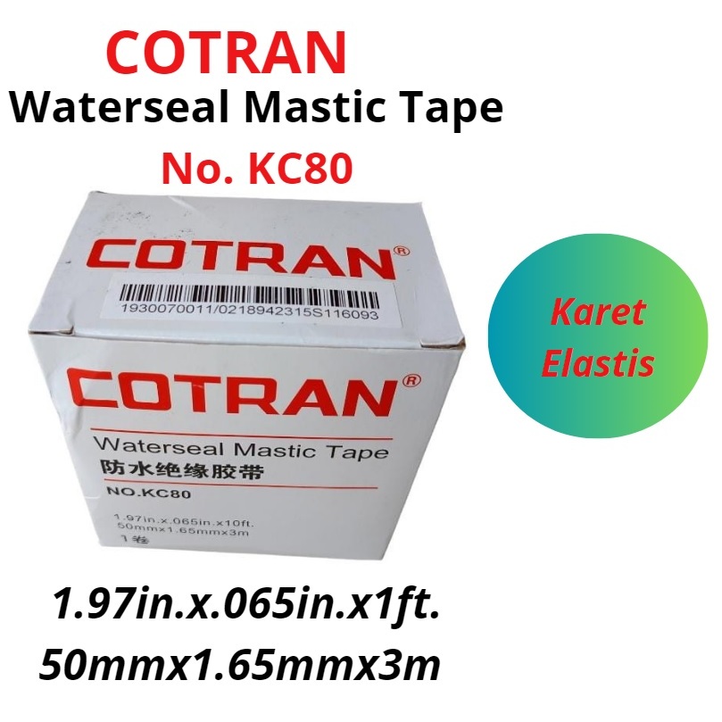 Jual Rubber COTRAN Besar Waterseal Mastic Tape NO. KC80 TERMURAH ...