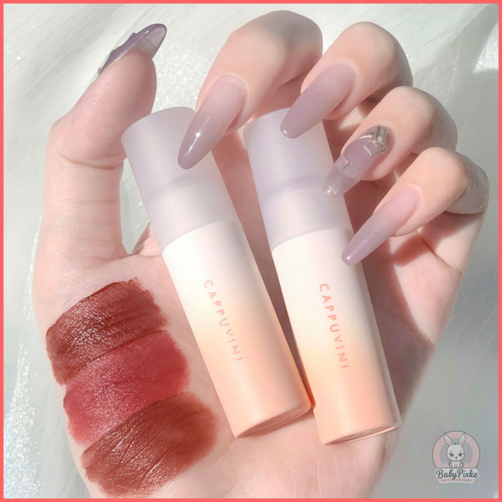 Jual CAPPUVINI Lip Gloss Matte Lip Mud Velvet Lipstik Long Lasting ...