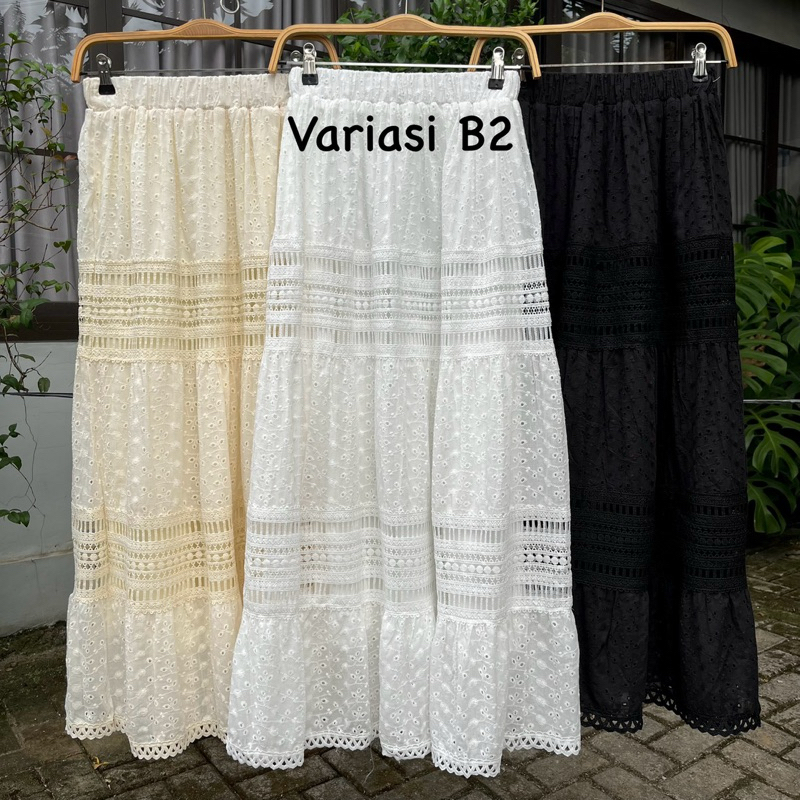 Jual Ber.guna Sasa Kode B Embroidery Katun Bolong Katbol Maxi Premium | Shopee Indonesia