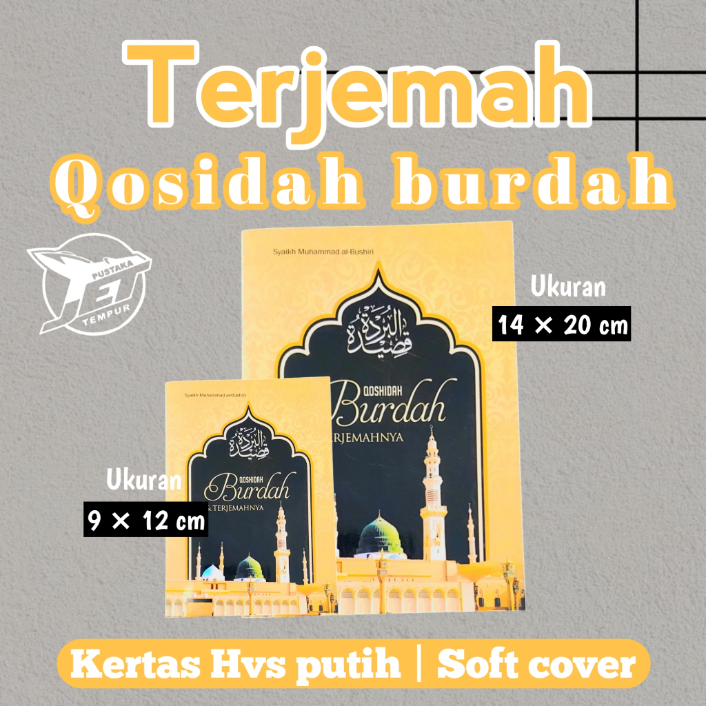 Jual QOSIDAH BURDAH |Terjemah Qosidah Burdah ukuran Buku Dan Saku ...