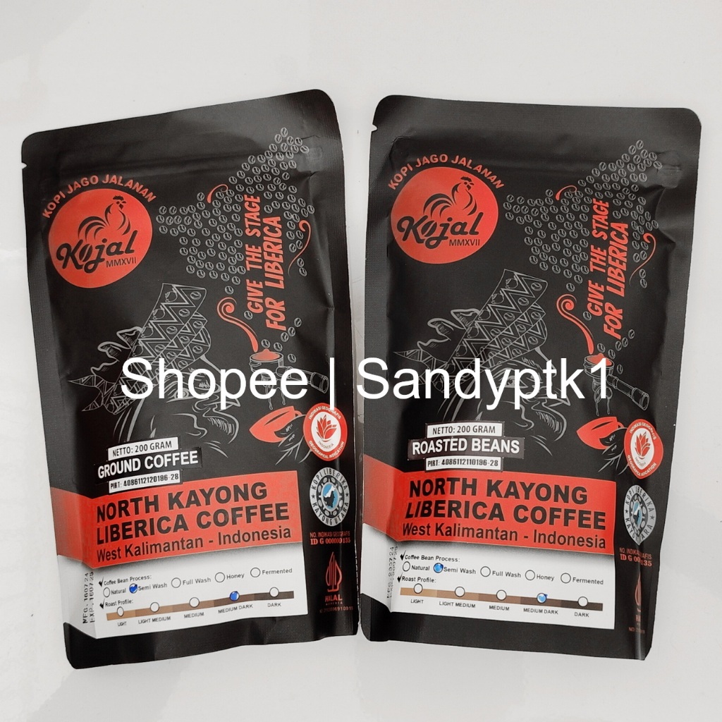 Jual Kopi Bubuk Biji Liberika Robusta Ground Coffee Beans Liberica ...