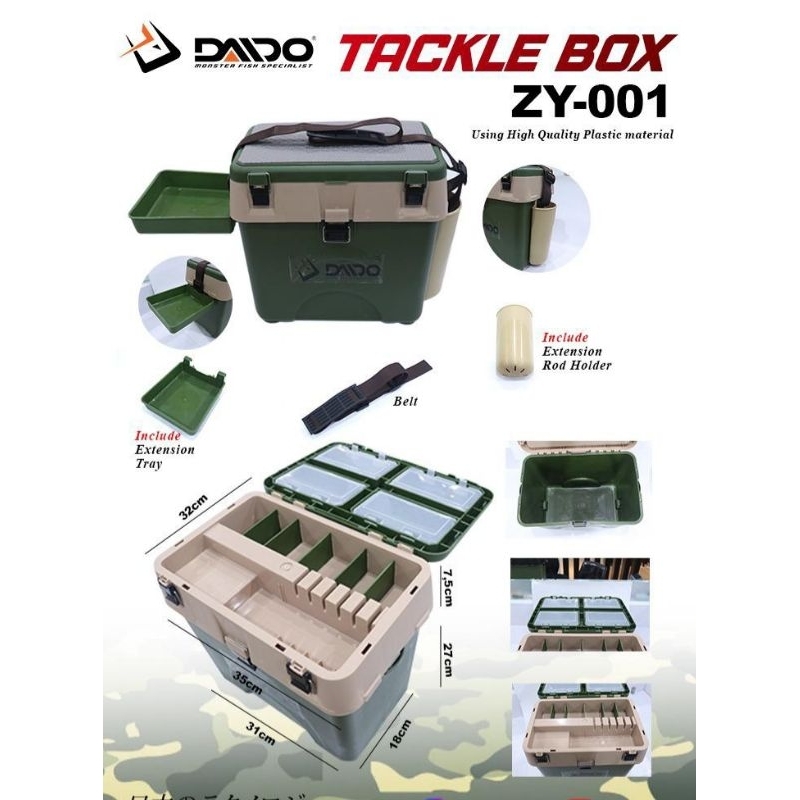 Jual TACKLE BOX DAIDO ZY 001 / BOX PANCING | Shopee Indonesia