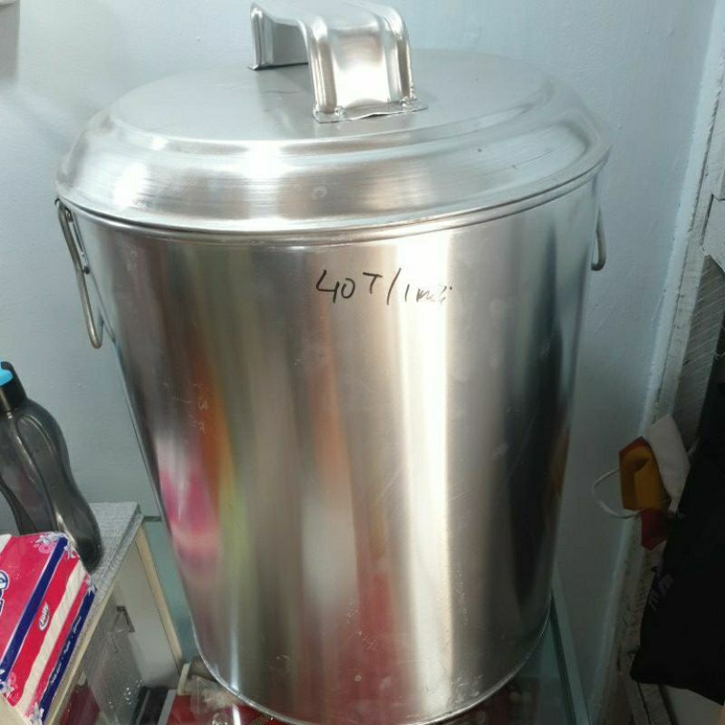 Jual Dandang bakso Aluminium 1mili diameter 40cm lubang tengah | Shopee ...