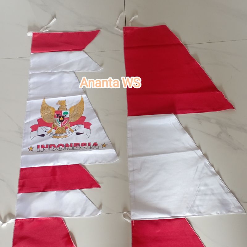 Jual Umbul-Umbul Zig Zag Bendera Merah Putih Garuda HUT RI Hari Kemerdekaan Dekorasi | Shopee ...