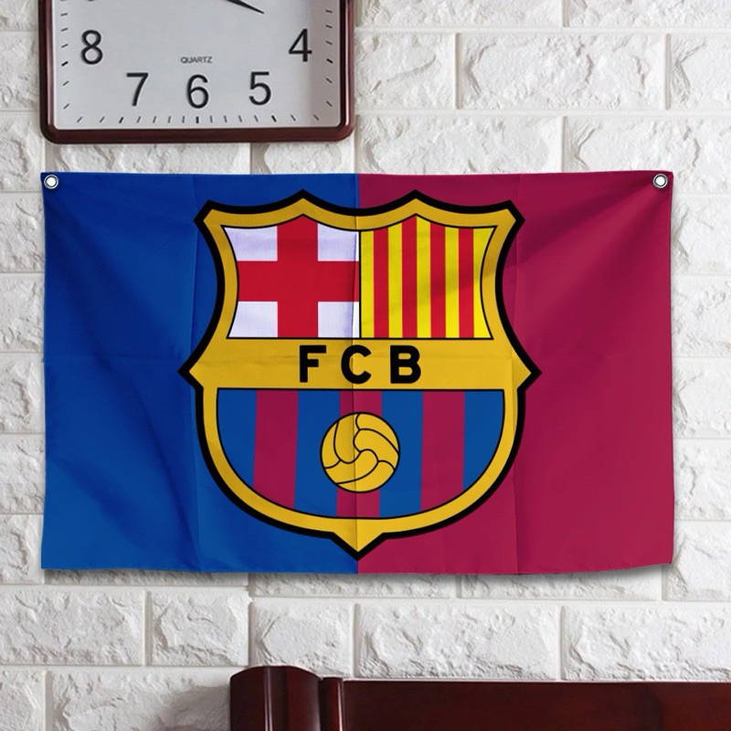 Jual BENDERA BARCELONA/CETAK FLAG CUSTOM/CETAK BENDERA | Shopee Indonesia