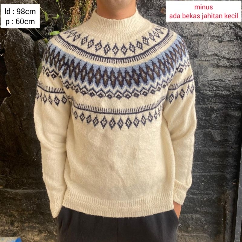 Jual SWEATER RAJUT KNITWEAR VINTAGE/CARDIGAN/TURTLENECK/JAKET PRIA ...