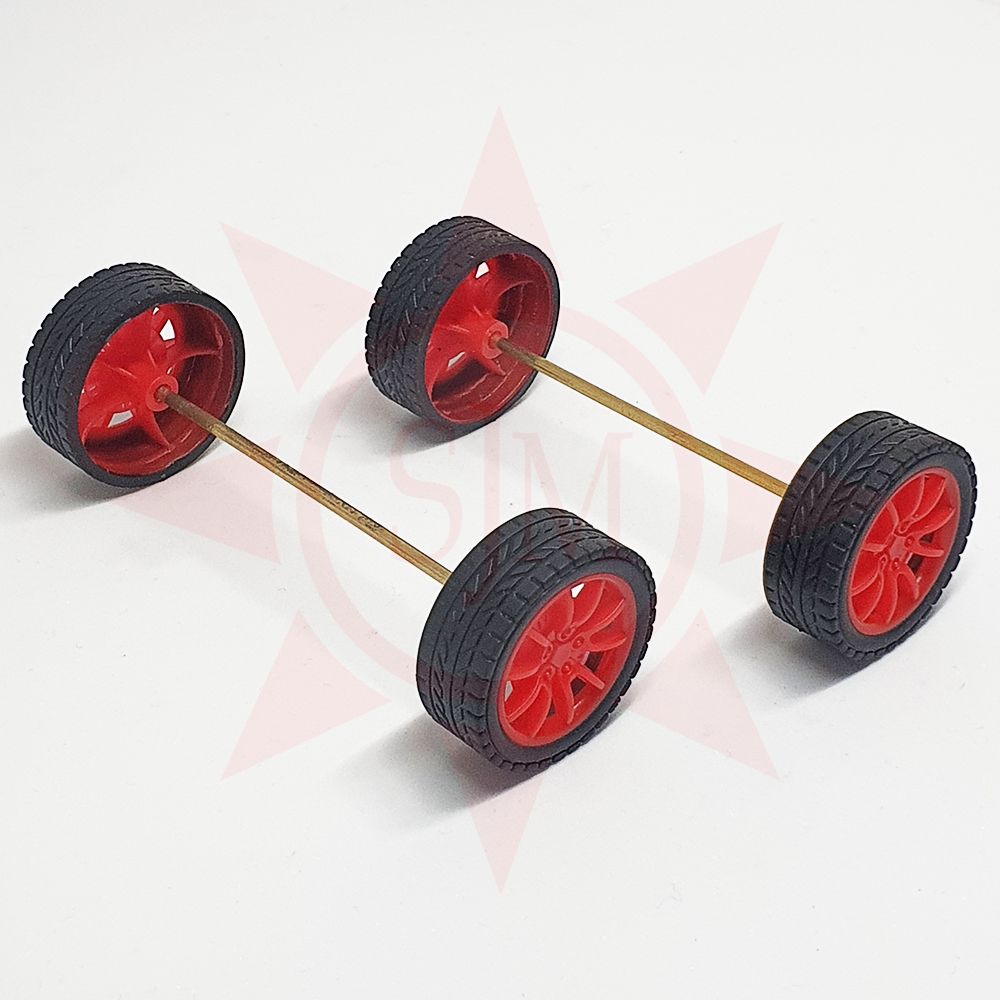 Jual Roda Karet Plastik Merah Mobil Mainan | Shopee Indonesia