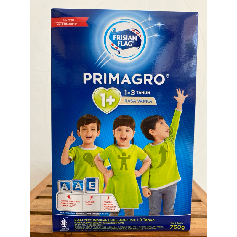 Jual Frisian Flag Primagro 1+ Vanilla 750 gr (1-3 tahun) Susu Formula ...