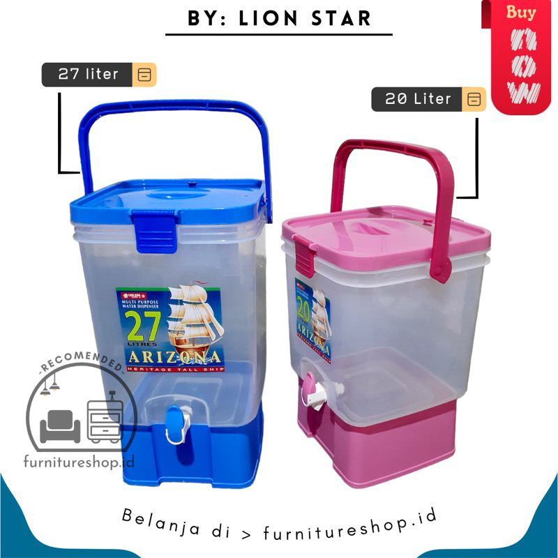 Jual Lion Star Arizona - Water Dispenser 20 Liter & 27 Liter + Kran ...