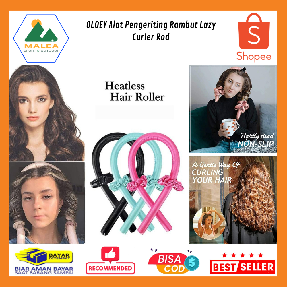 Jual Alat Pengeriting Rambut Lazy Curler Rod / Ikat Kepala Batang ...
