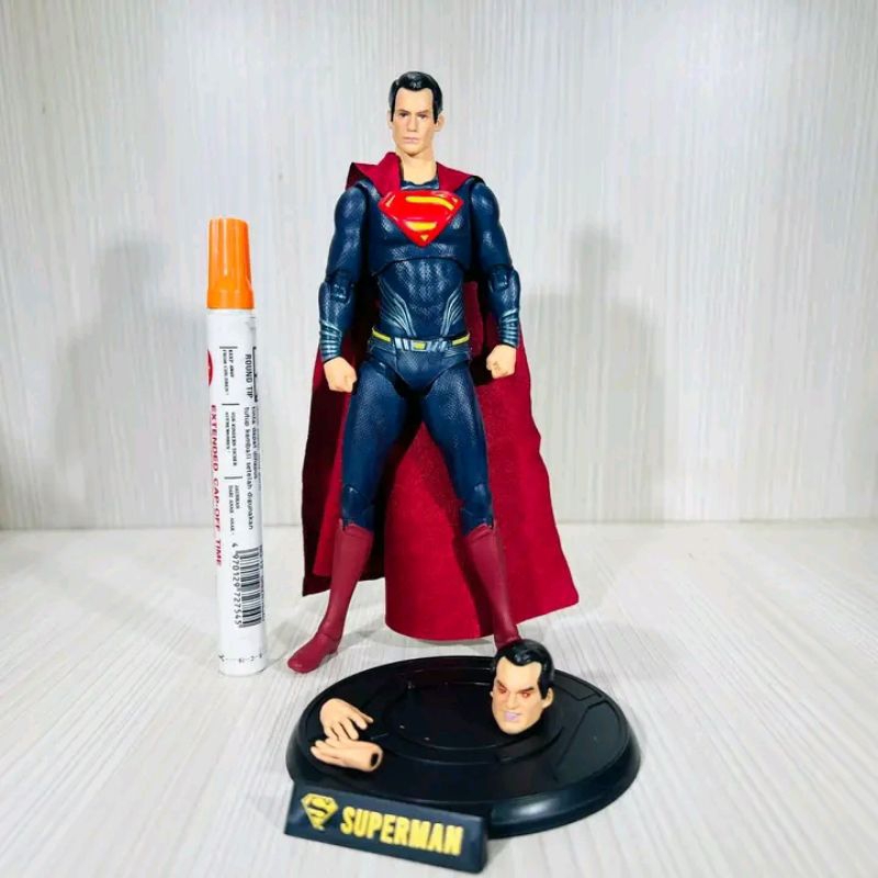 Jual Mainan action figure superman dc comics justice league zack snyder ...