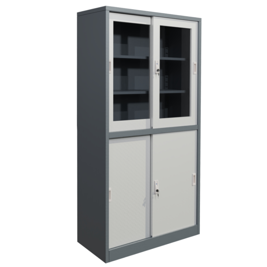 Jual Citra Furniture SHUMO ® NEW Lemari Arsip Besi 2 Pintu Sliding pintu Kaca|Kantor|Sleding ...