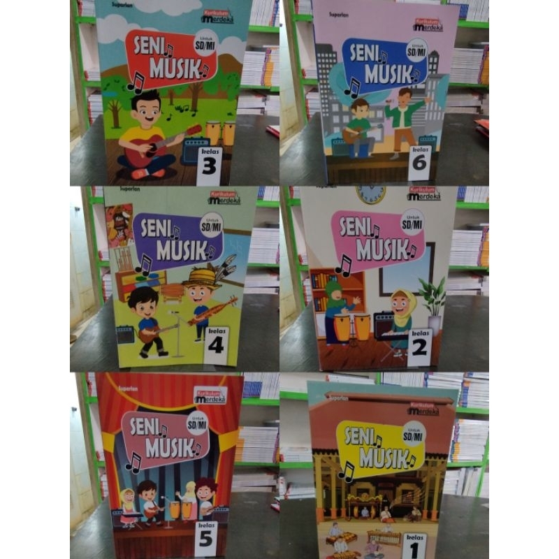 Jual Buku Paket Seni Musik SD Kelas 1,2,3,4,5,6 Kurikulum Merdeka Penerbit WKJ | Shopee Indonesia