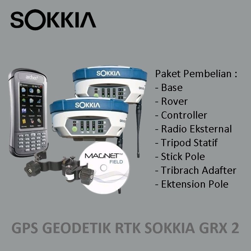 Jual GPS Geodetik RTK Sokkia GRX2 Bergaransi Resmi | Shopee Indonesia