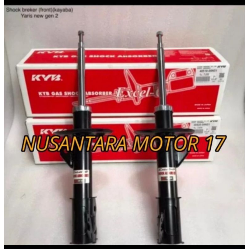 Jual Shockbreaker Depan Toyota Yaris Gen 2 New Vios Asli Original Kayaba | Shopee Indonesia
