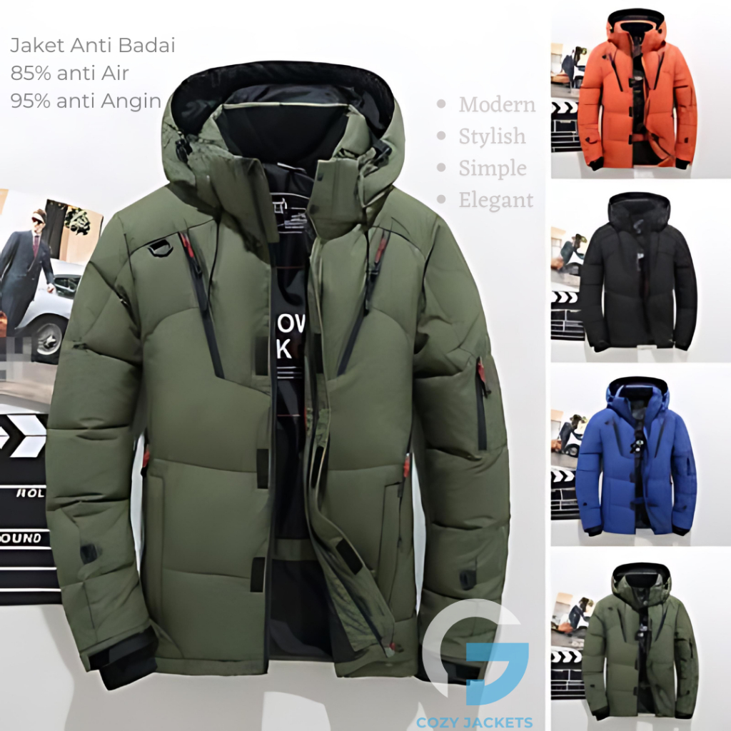Jual jaket anti air dan angin | jaket pria keren | jaket tebal musim dingin Pria | jaket anti ...