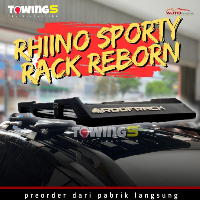 Jual Roofrack/Roof Rack Fortuner Innova Reborn New Xpander Cross Rush ...