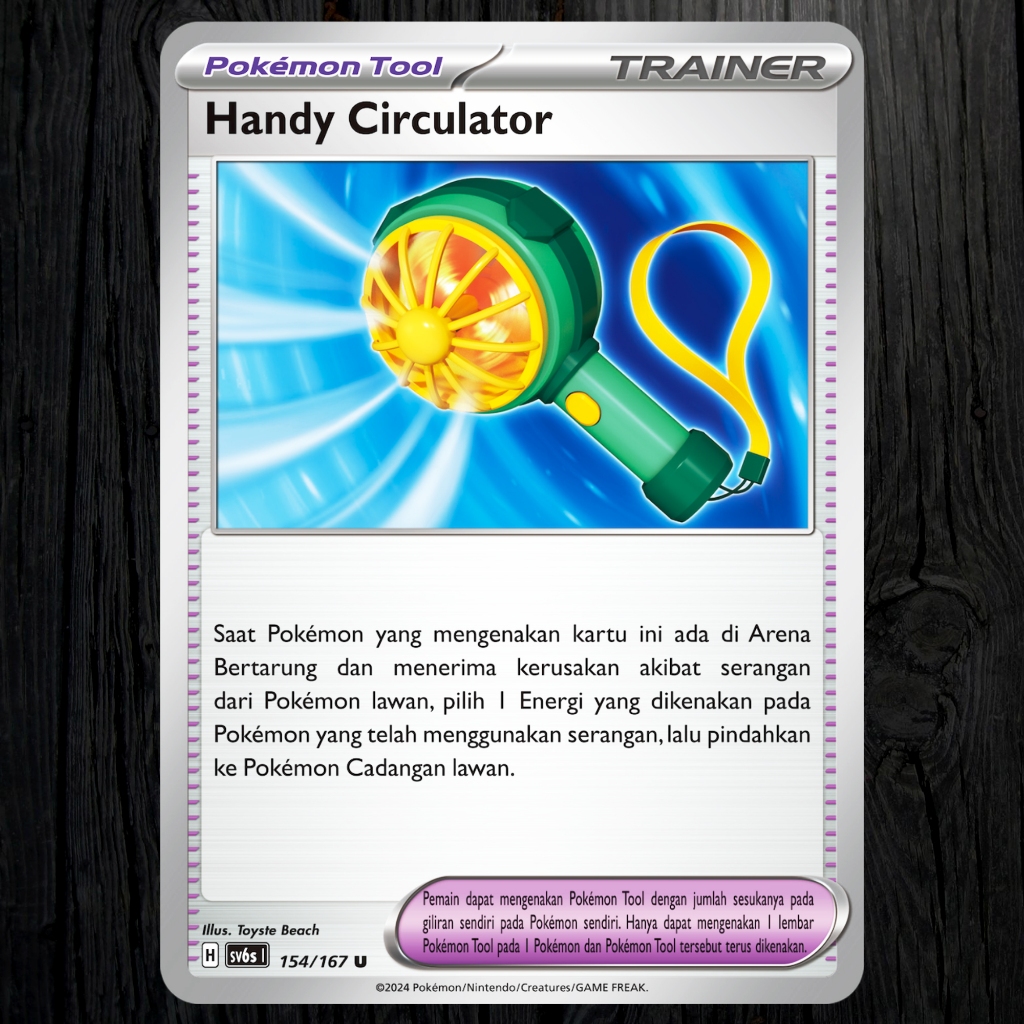 Jual Handy Circulator regH sv6s Topeng Transfigurasi - Kartu Pokemon POKEMON TOOL ( TRAINER ...