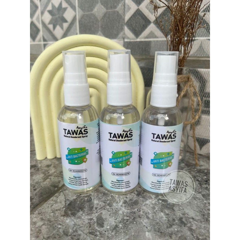 Jual Paket 3 pcs Tawas Deodorant Spray Asyfa 60ml / Penghilang Bau ...