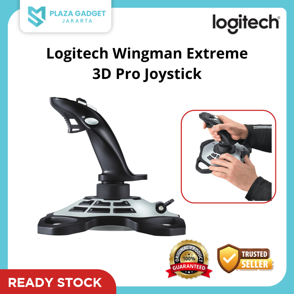 Jual Logitech Joystick Wingman Extreme 3D Pro Joystick Game - Original ...