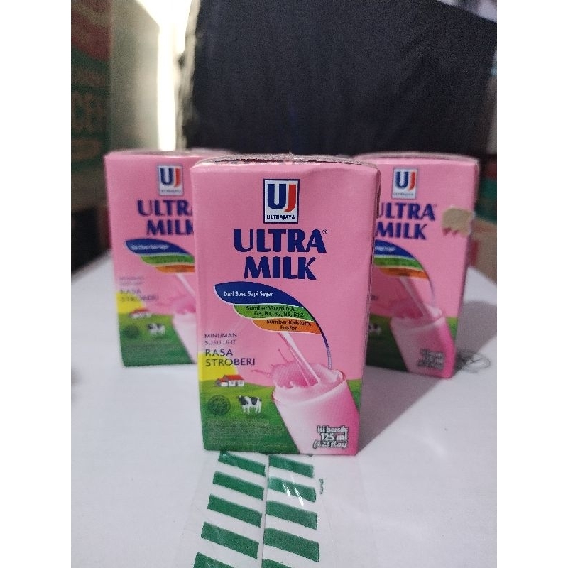 Jual SUSU ULTRA 1 PCS 125 ml VARIAN | Shopee Indonesia