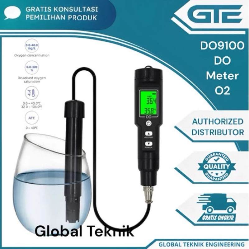 Jual Dissolved Oxygen Tester DO9100 DO Meter Oksigen Water Analyzer Air ...