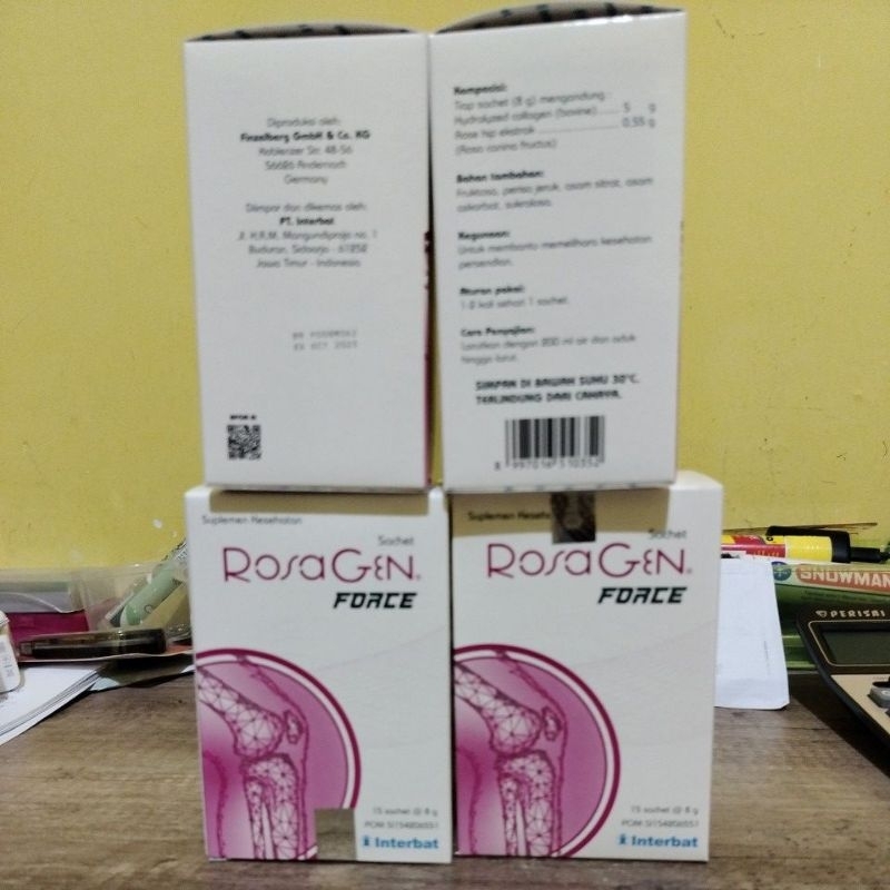 Jual ROSAGEN FORCE/BOX/15 sachet | Shopee Indonesia