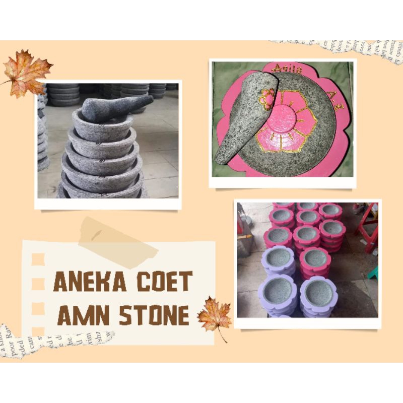 Jual ulekan batu asli coet/mutu asli dengan berbagai ukuran | Shopee ...