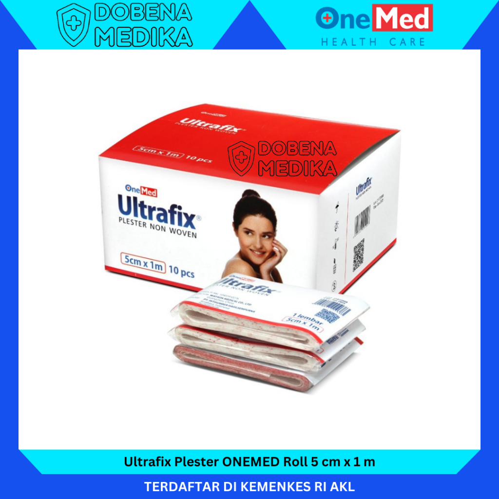 Jual OneMed Ultrafix Plester Luka 5 cm x 1 m | Shopee Indonesia