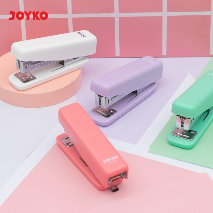 Jual Stapler Joyko ST-23 | warna pastel | isi staples No.3 | Shopee ...