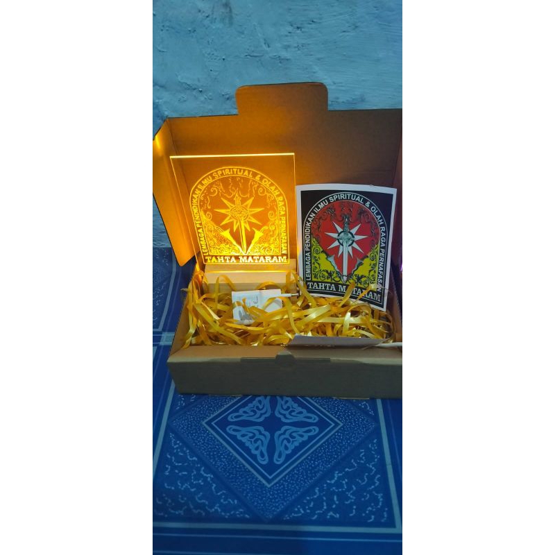 Jual Logo Tahta Mataram/LogoSilat /lampu hias akrilik /Lampu Unik ...