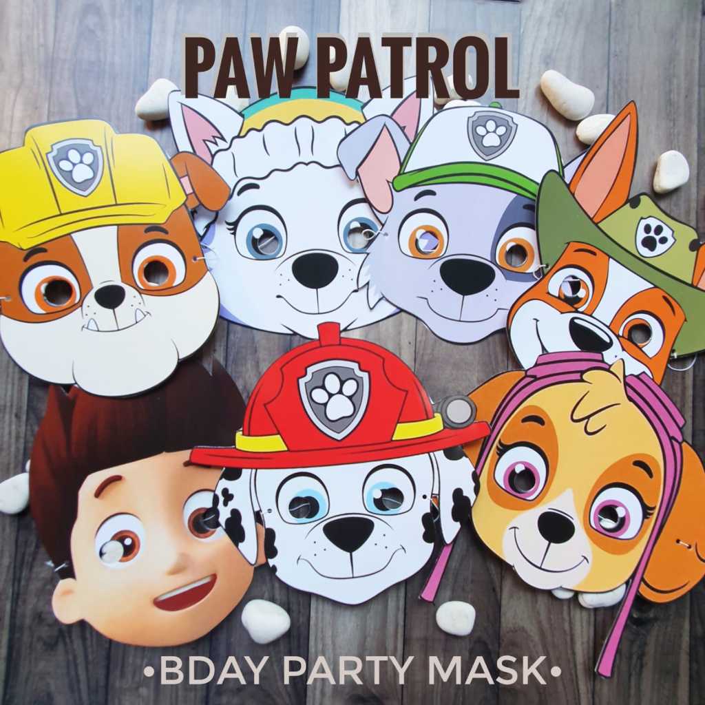 Jual Paw Patrol Topeng Pesta Mask Birthday Aksesoris Ulang Tahun Props ...
