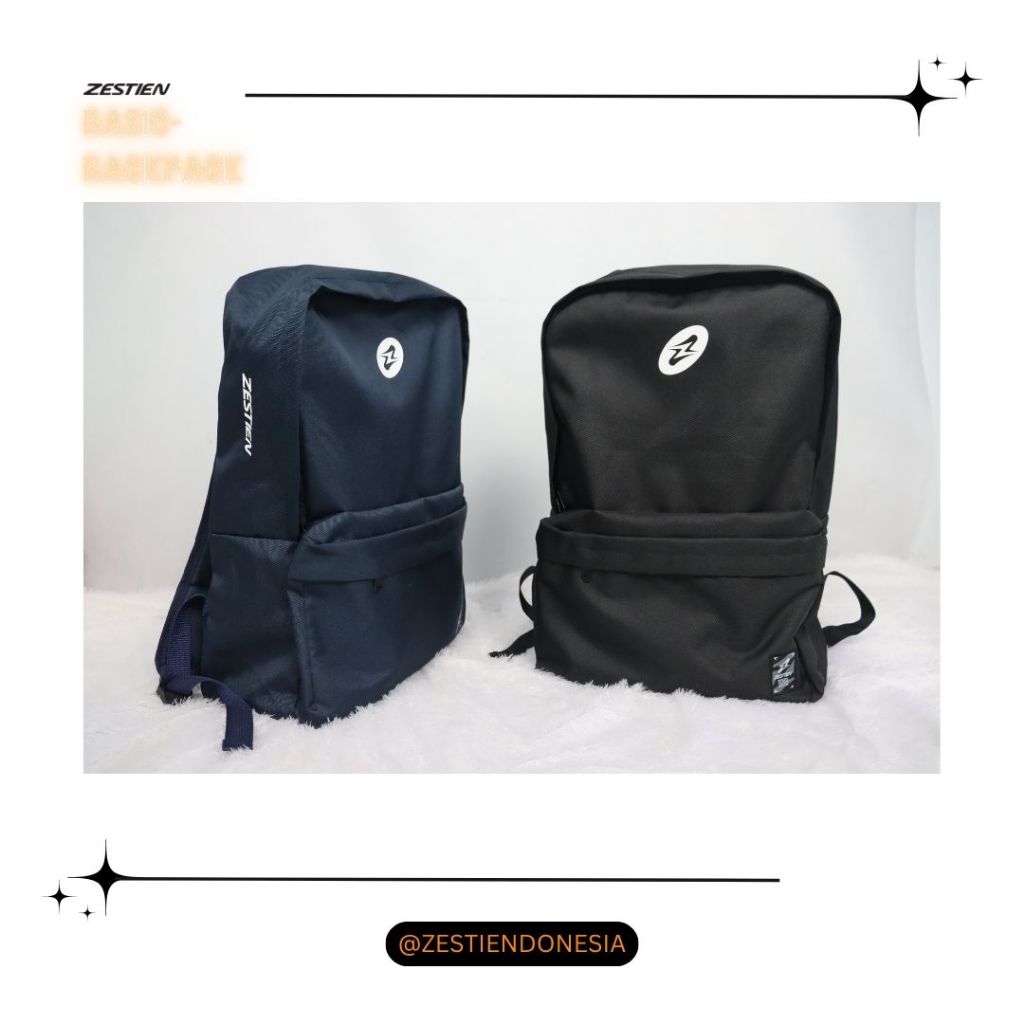 Jual Zestien Basic Backpack | Shopee Indonesia