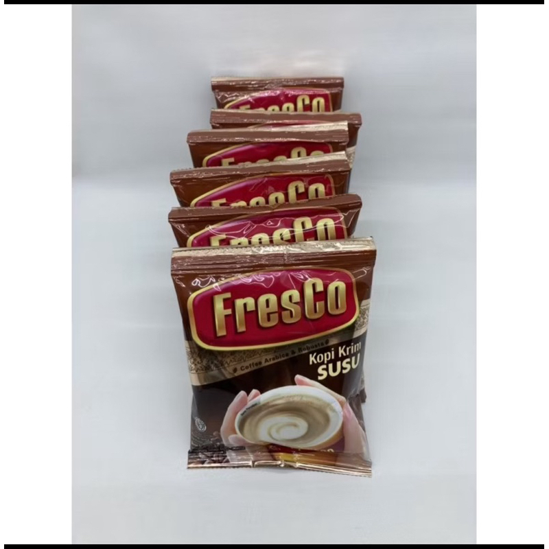 Jual fresco kopi susu renceng renteng isi 10 pcs x 28 gr | Shopee Indonesia