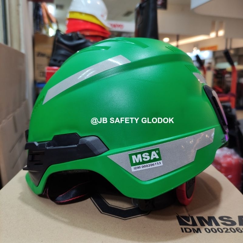 Jual HELM SAFETY MSA CLIMBING WARNA HIJAU - CLIMBING HELMET MSA V-GARD ...